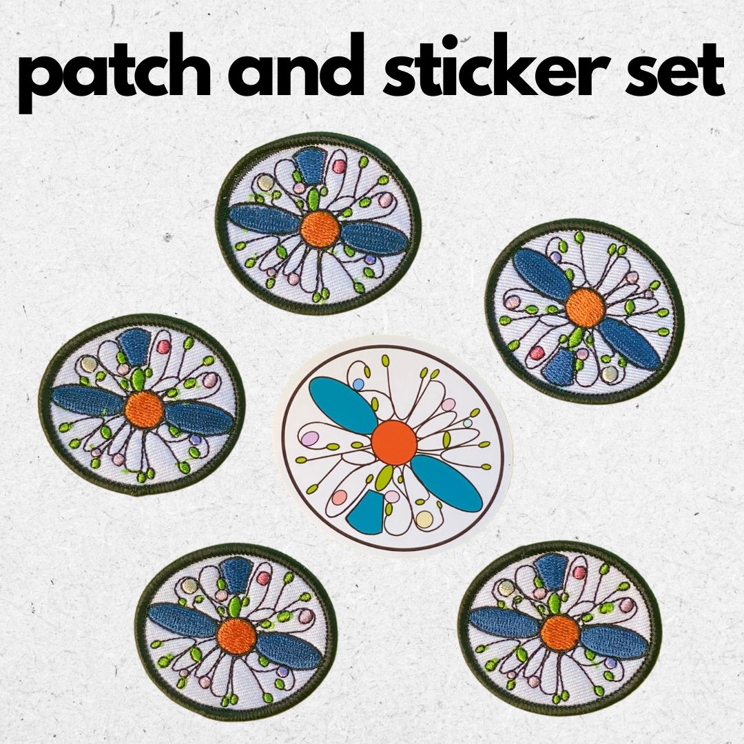 Patch and Sticker Set – Sunday Cruise Band