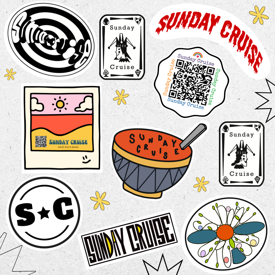 Sticker pack – Sunday Cruise Band